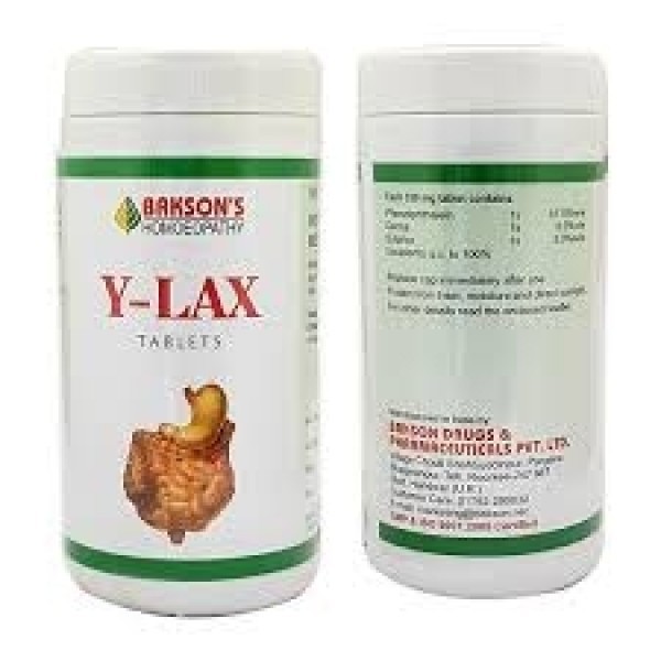 Bakson Y Lax Tablets (200 tabs) - Buy Homeopathic Medicines Online and ...